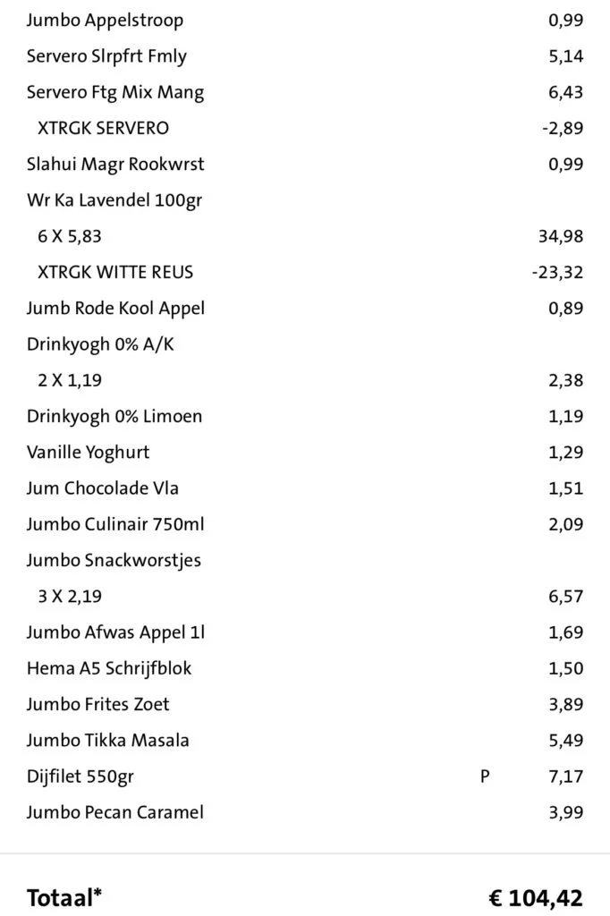 Bonnetje: "Ik ga naar de bakker, kaasboer en slager, veel lekkerder ...
